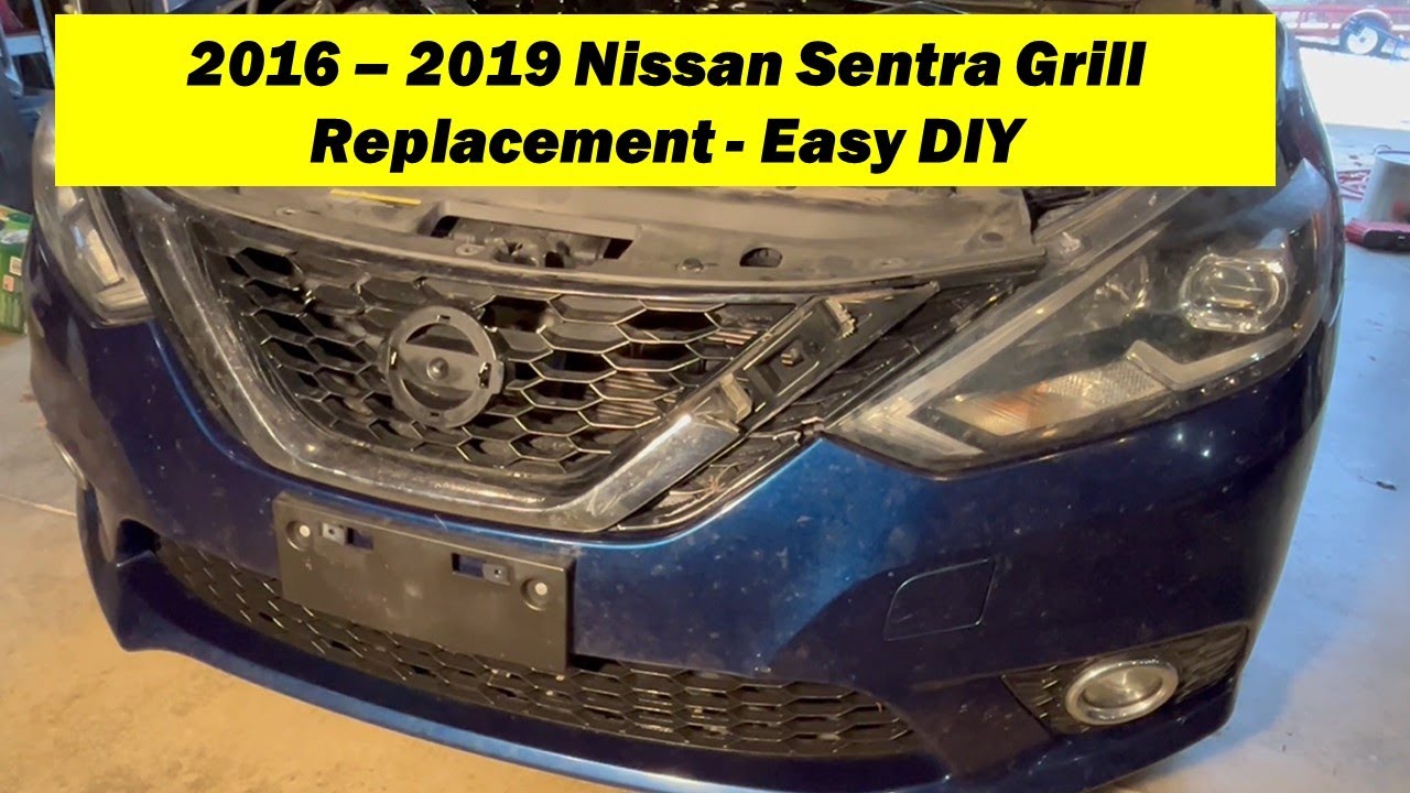 2016-2019 Nissan Sentra Grill Removal and Replacement. Easy DIY. Also ...