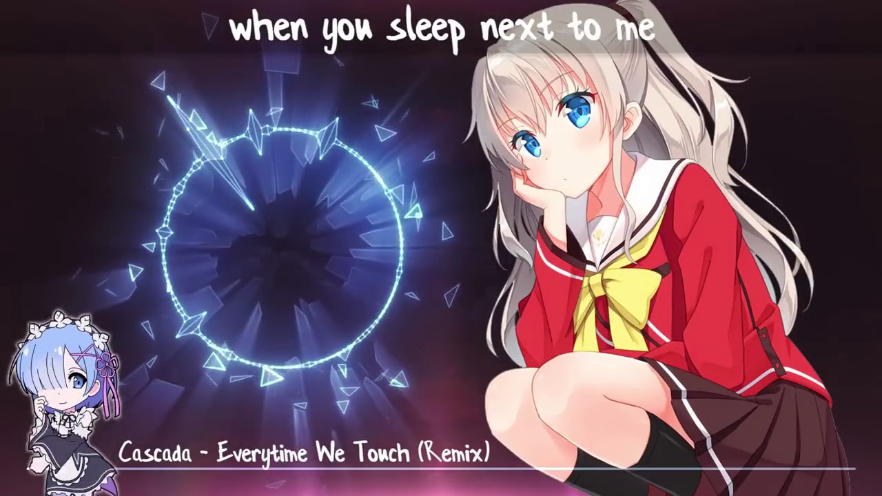 Nightcore - EVERYTIME WE TOUCH (REMIX) - ( LYRICS ) - YouTube