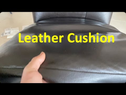 How to Fix WORN Leather Dining Room Chair Sagging Cushion Barstool ...