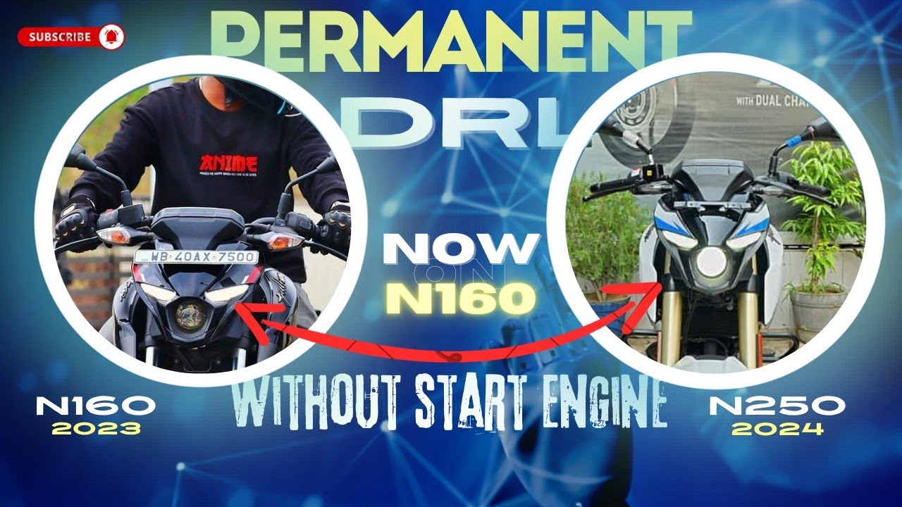 N160 DRL Light On/Off Hack |🔥😍| without engine start Ignition key light ...