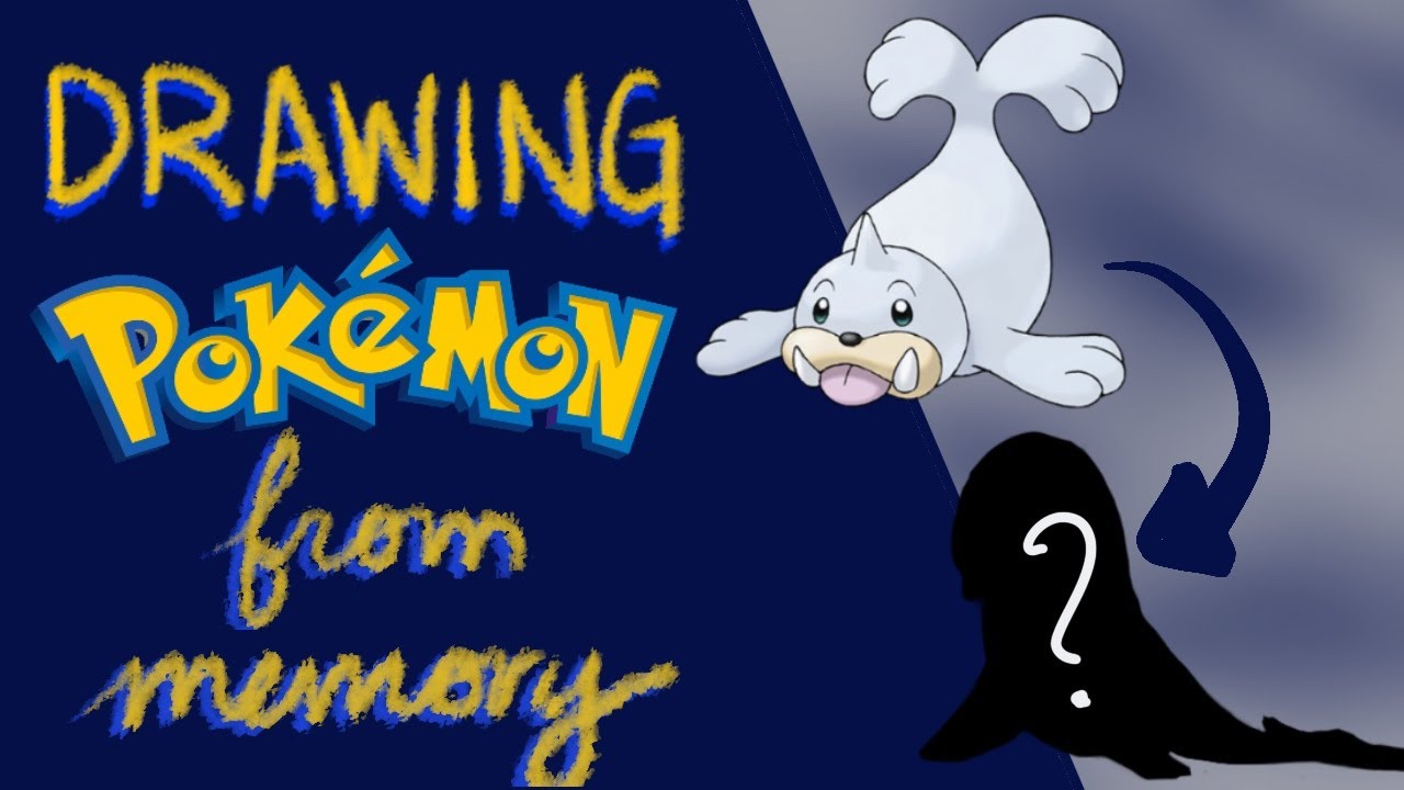 drawing POKEMON from MEMORY // Gen 1 and Gen 2 - randomly chosen - YouTube