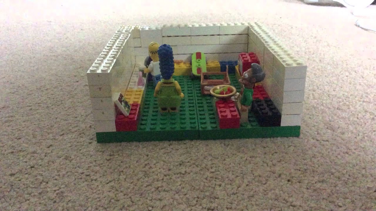 Simpsons stop motion - YouTube