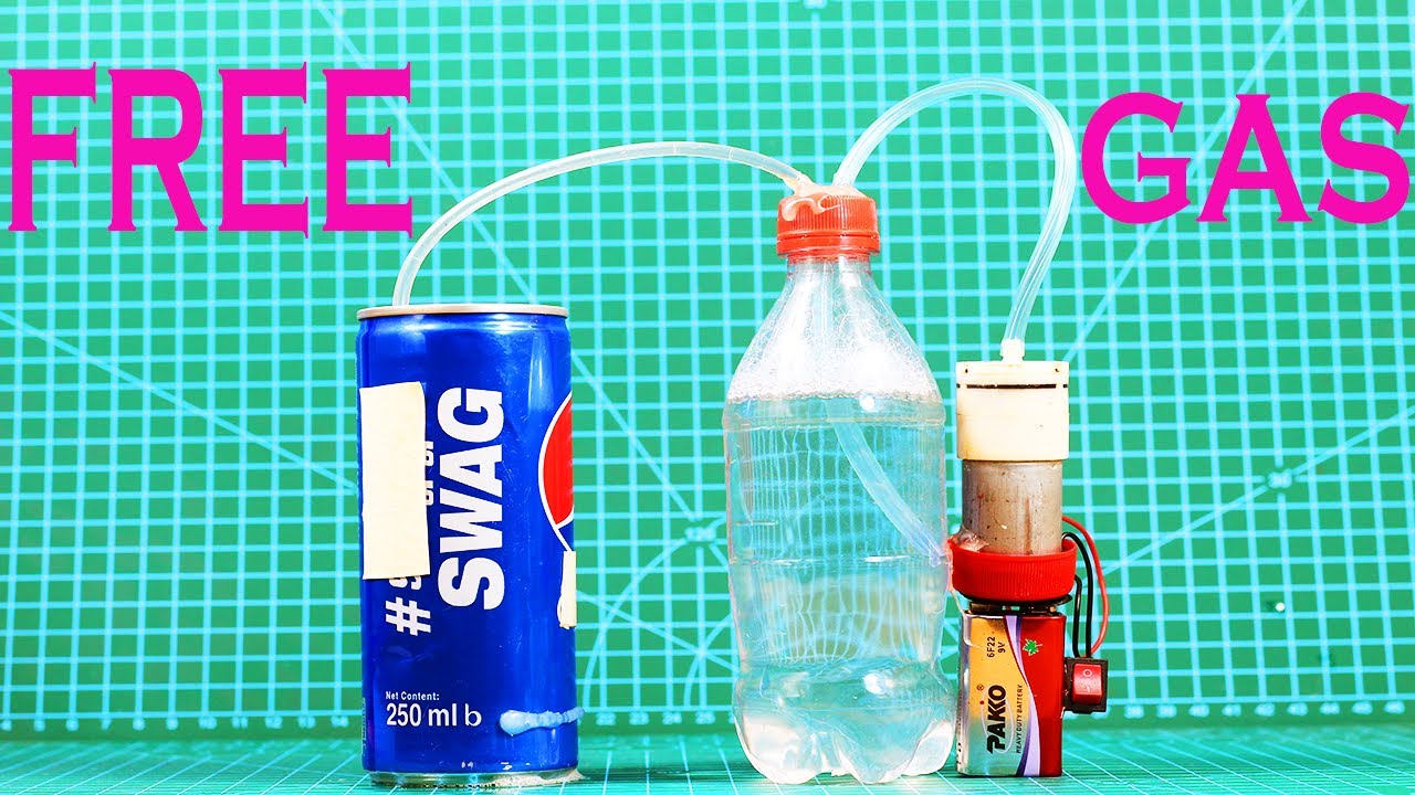 how to make home gas at home - make your won gas from water - YouTube