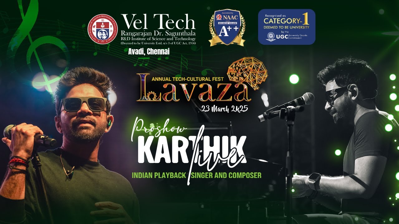 Lavaza 2K25 | Vel Tech University | Day 3 (March 22, 2025) | Live - YouTube
