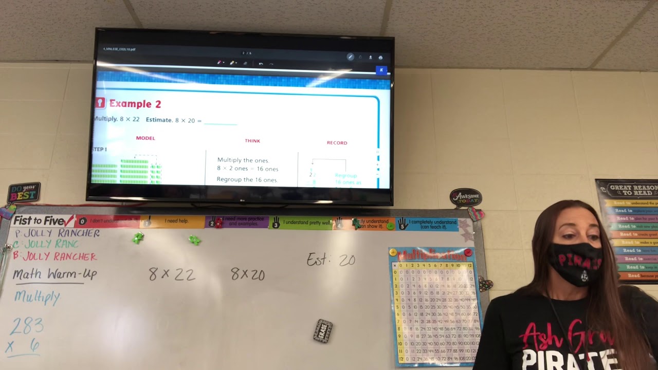 Lesson 2.10 Multiply using Regrouping - YouTube