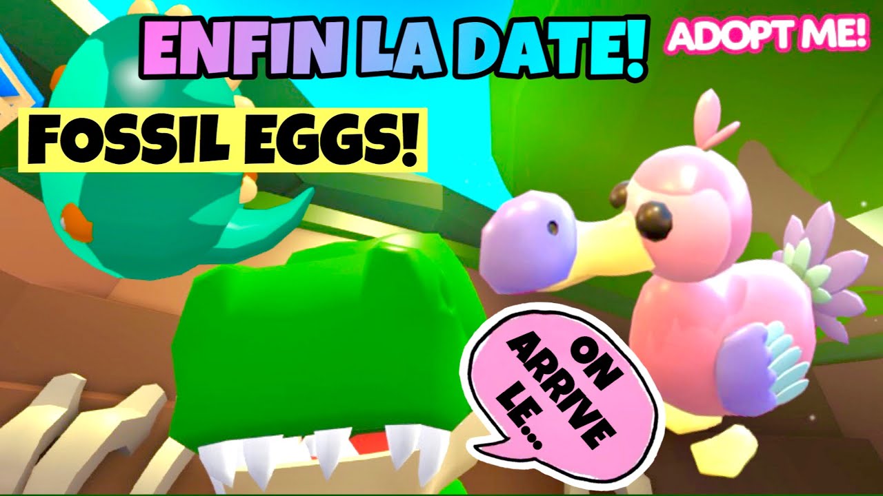 FOSSIL EGGS : DATE DE LA MISE À JOUR ENFIN CONNUE! FOSSIL ISLE EVENT ...