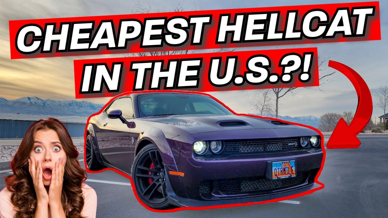 BUYING the CHEAPEST DODGE CHALLENGER HELLCAT in the UNITED STATES! WHY ...