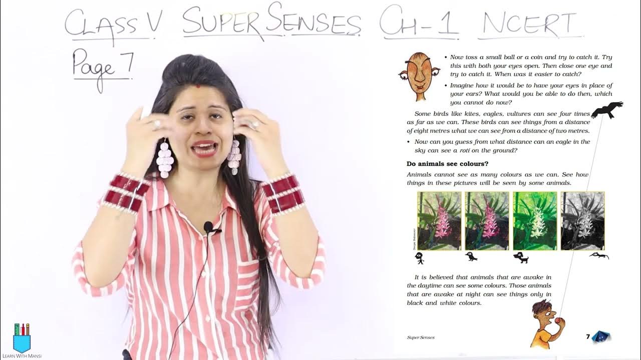 Class 5 EVS | Chapter 1 | Page 6 and 7 | Super Senses | Part 2 | NCERT - YouTube
