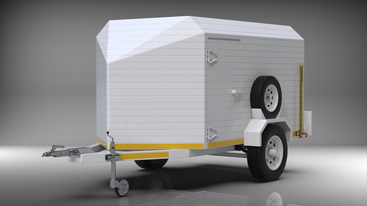 Taxi Trailer Mod, Blender 3D Model - YouTube