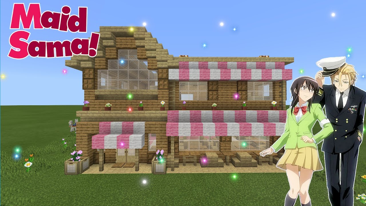 Minecraft Tutorial!: How to Build a Maid Cafe! / Kaichou wa Maid Sama ...
