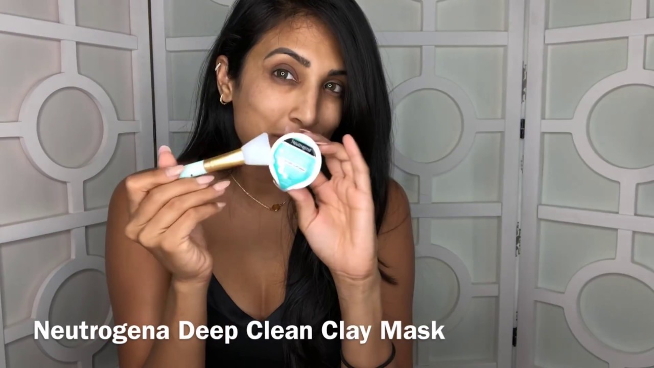 Review of Neutrogena Deep Clean Clay Face Mask - YouTube