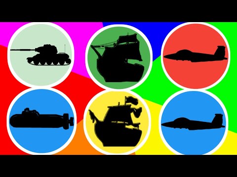 Let's play a guessing game | battle tank, fighter, ship, submarine ...