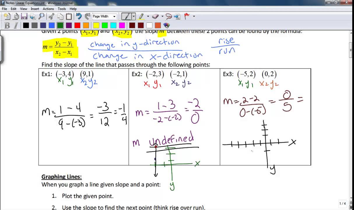 Linear Functions Part 1 - YouTube