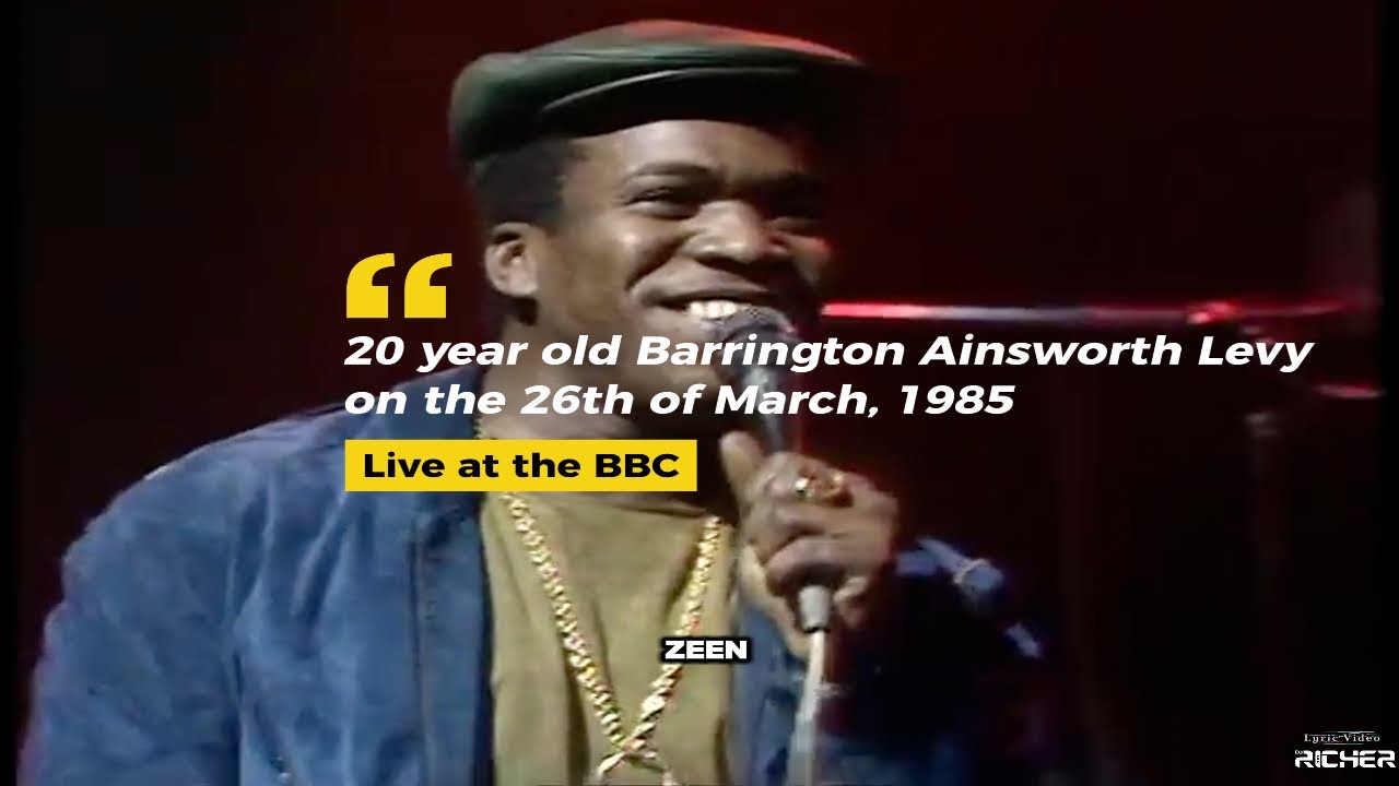 Barrington Levy - Here I Come {Lyric video} Live at the BBC 1985 - YouTube