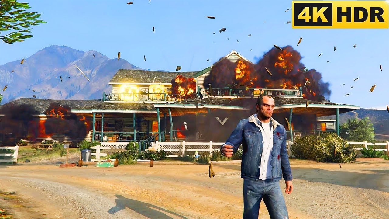 GTA V Destroy the O'Neils' Meth Lab |CHINESE MISSION | Realistic Ultra ...