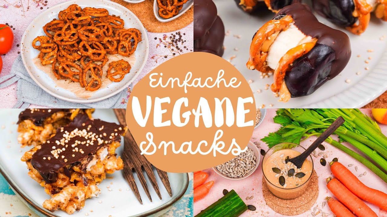 Einfache vegane Snacks & Fingerfood » Knusper-Riegel, Doppeldecker ...
