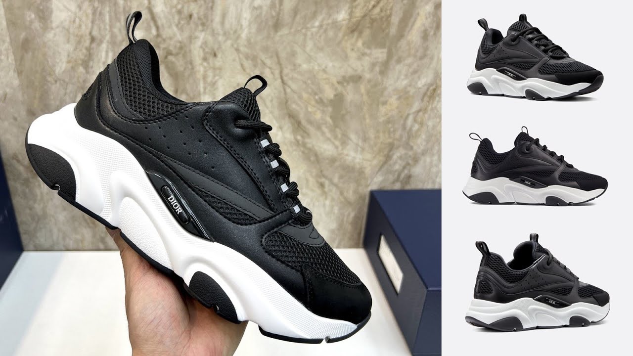Dior B22 White Sneaker Review & Unboxing （white/black） - YouTube