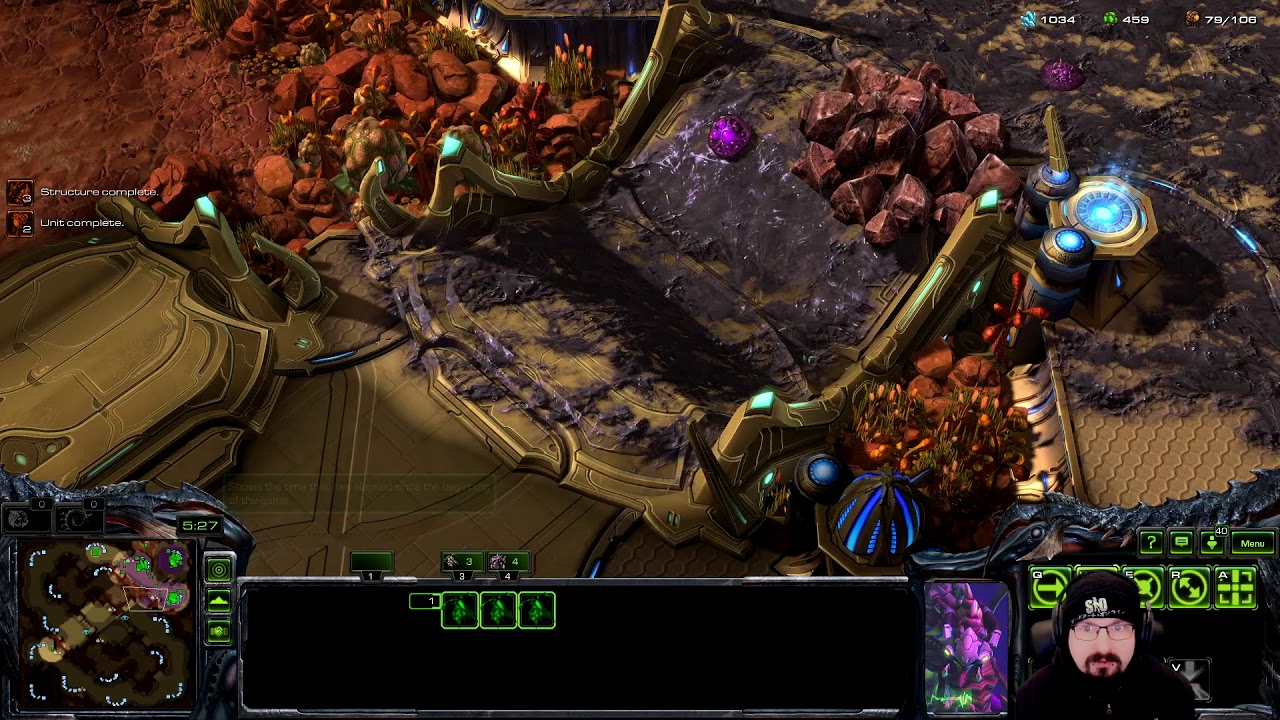 Learning Zerg: Basic Mechanics - Queens + Creep Spread - YouTube
