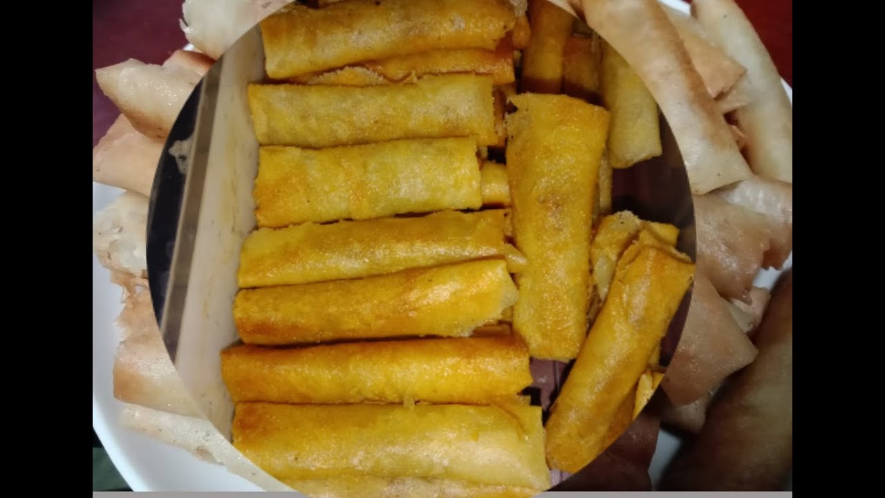 Easy lumpiang Shianghai// Lumpia Prito// Spring rool recipe - YouTube