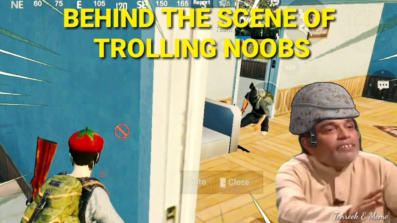 BEHIND THE SCENE OF TROLLING NOOBS.EXE - YouTube