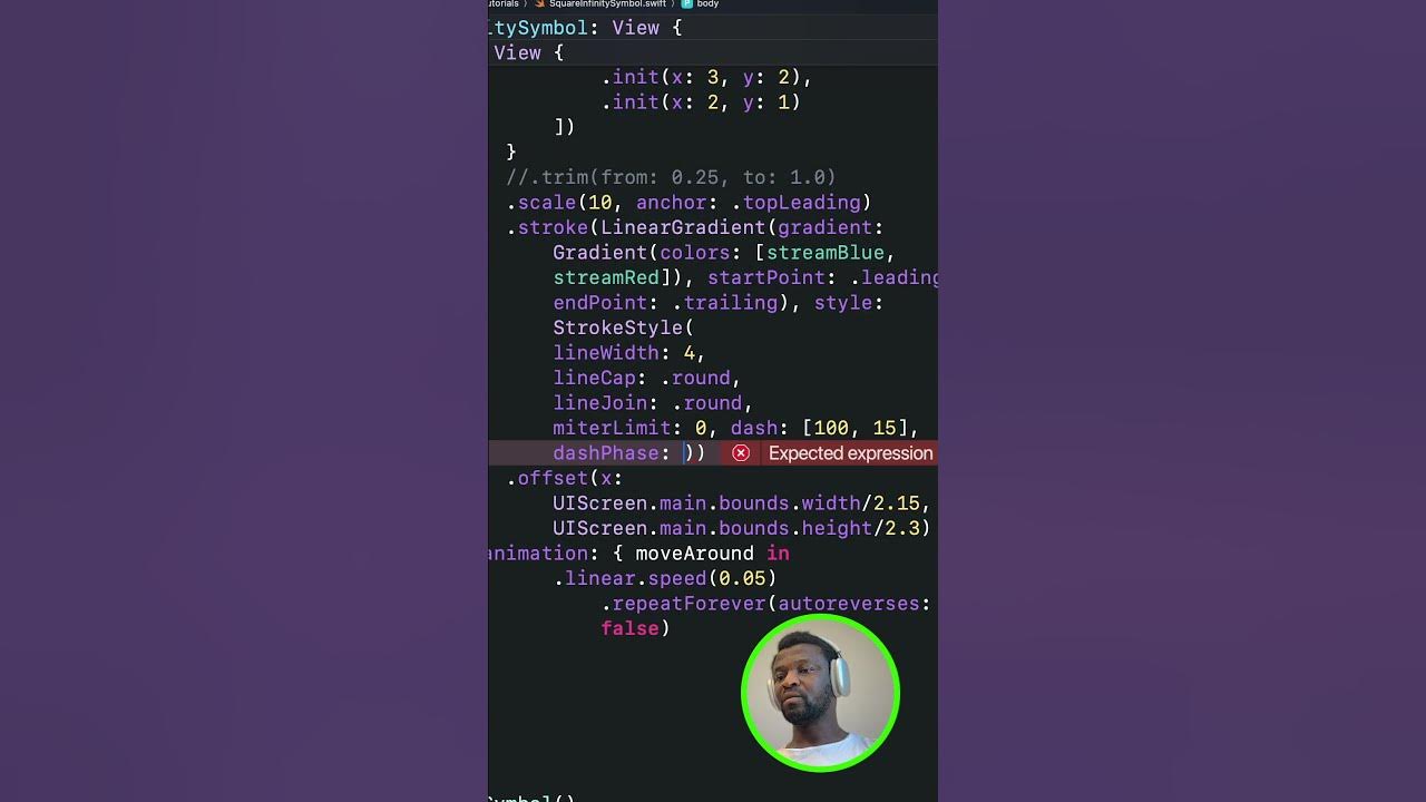 Swiftui Animation How To Move Dashes Along A Shapes Path Youtube