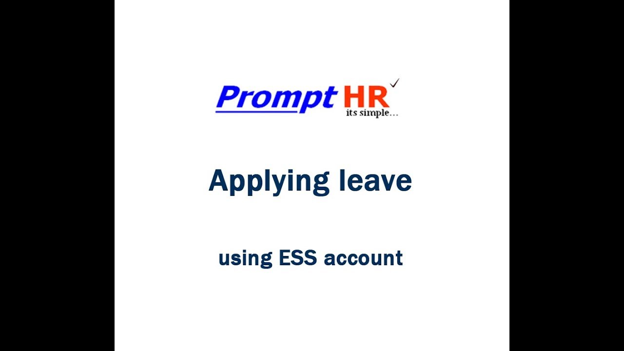 Applying Leave PromptHR YouTube applying-leave-prompthr-youtube