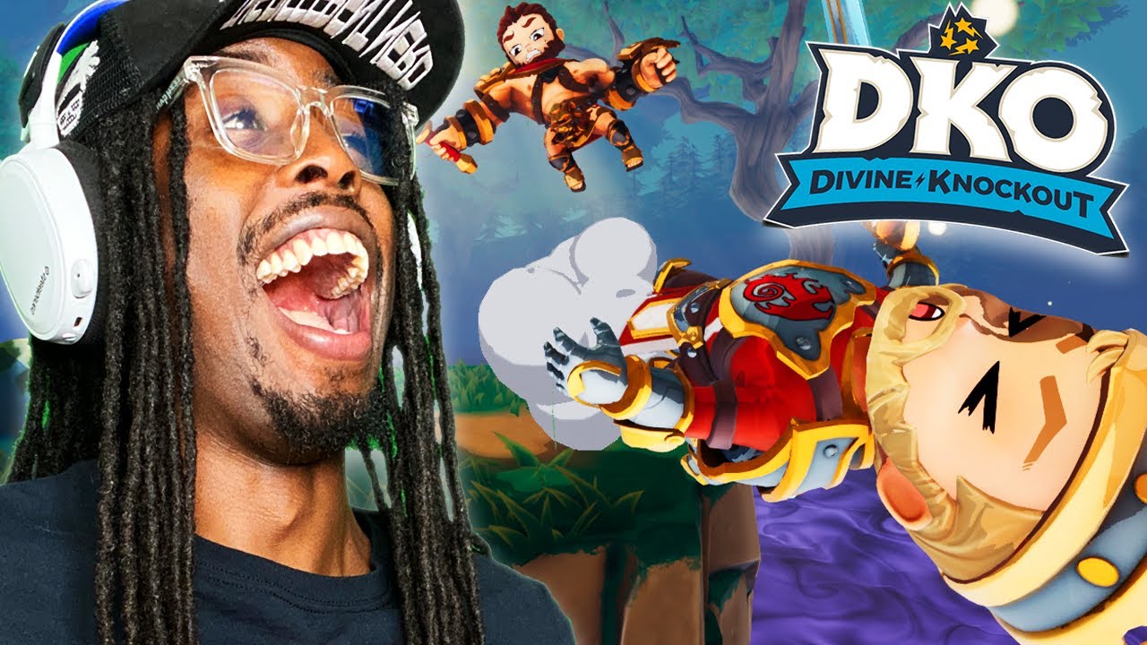 First 3D Platform Fighter Ever - Divine Knockout (Reaction) - YouTube