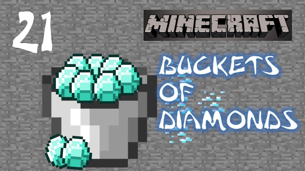 DON'T MESS WITH THE ENDERMAN! Buckets of Diamonds Minecraft Hardcore ...