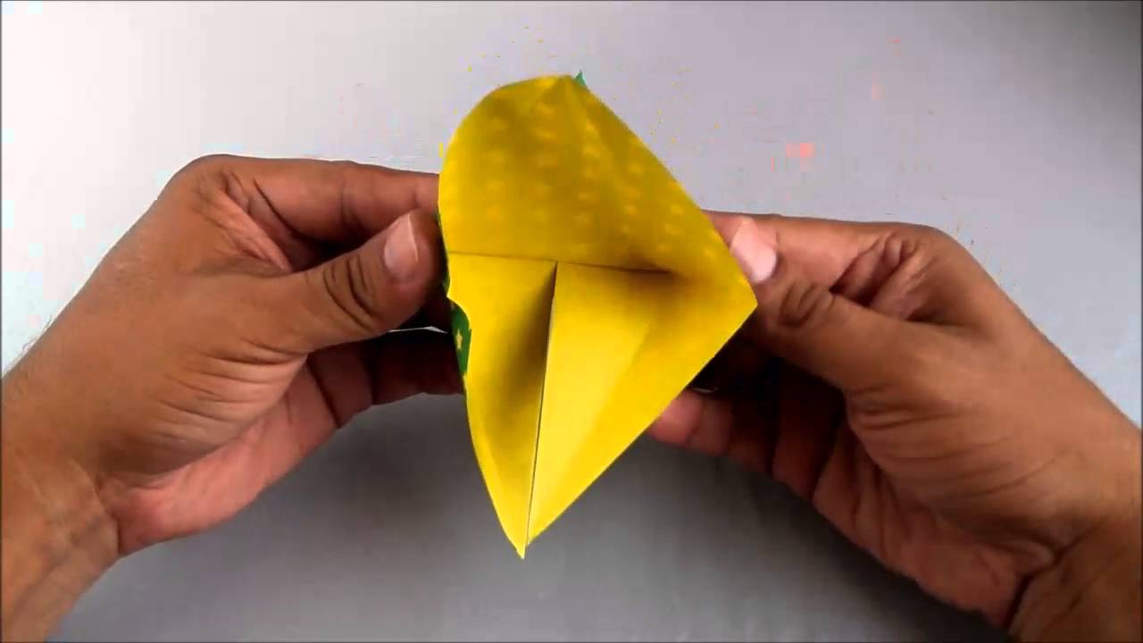Origami Pajarito Aleteador (Origami Flapping Bird) - YouTube