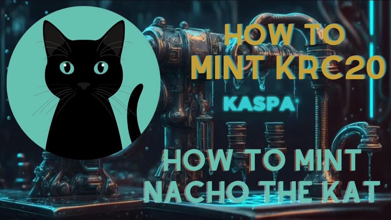 How to Mint KRC20 Tokens - Minting Nacho the Kat - YouTube
