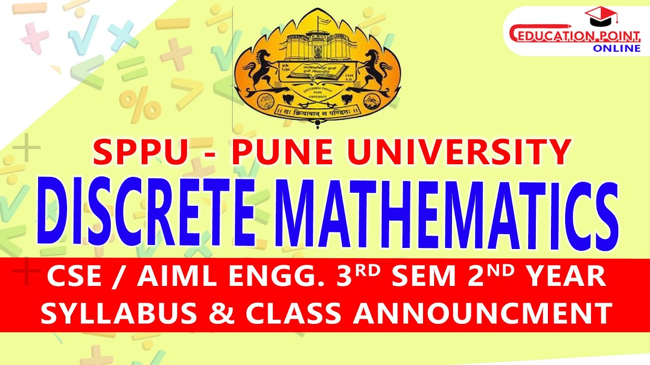 Syllabus Discrete Mathematics SPPU Pune University For CSE SE IT syllabus-discrete-mathematics-sppu-pune-university-for-cse-se-it