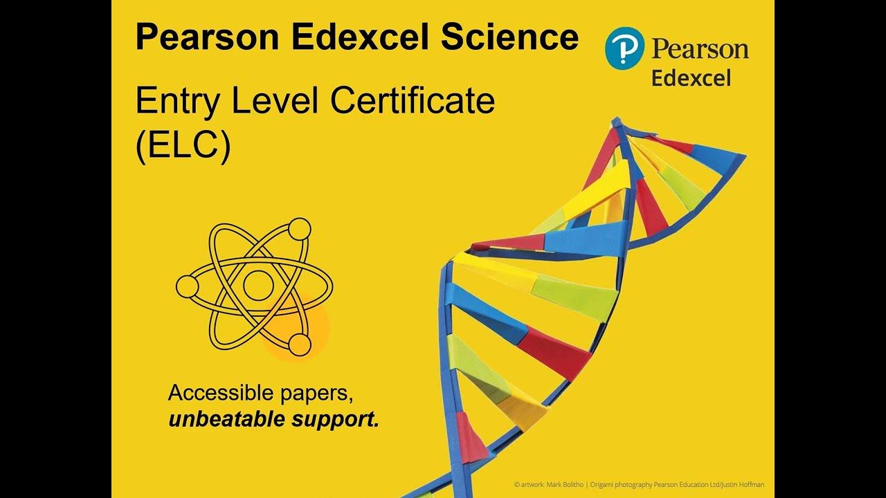 Pearson Edexcel Entry Level Certificate [Science] - YouTube