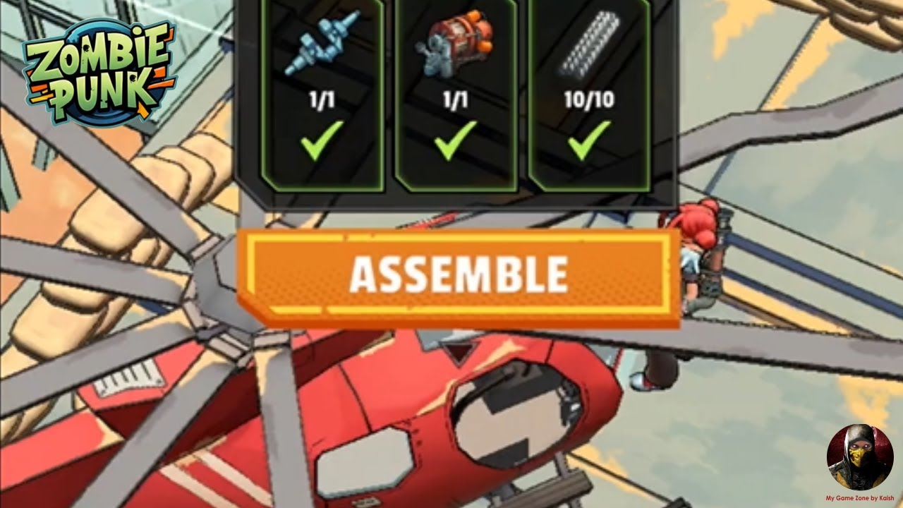 Helicopter Assemble | Part 7 | Zombiepunk | Fight & Survive | 2024 ...