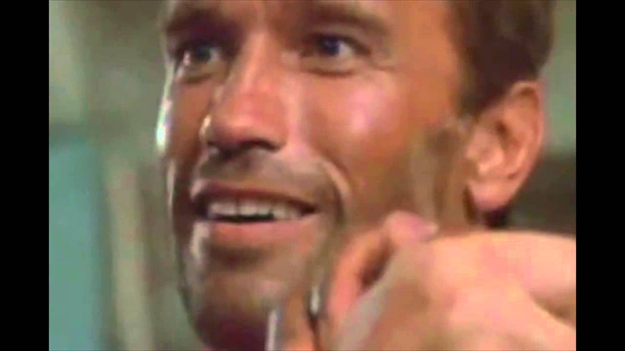 Arnie vs Stallone in Arm Wrestling - YouTube