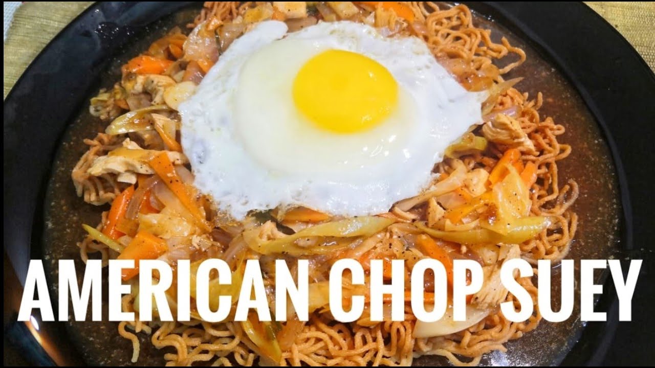 American Chop Suey Chicken Chop Suey Noodles Recipe Youtube