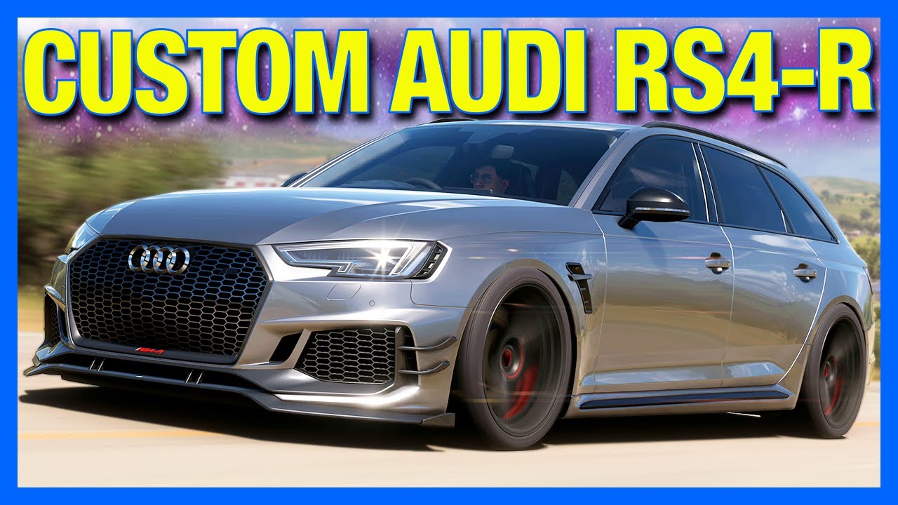 Forza Horizon 5 : Custom Audi RS4-R ABT! (FH5 Audi RS4) - YouTube