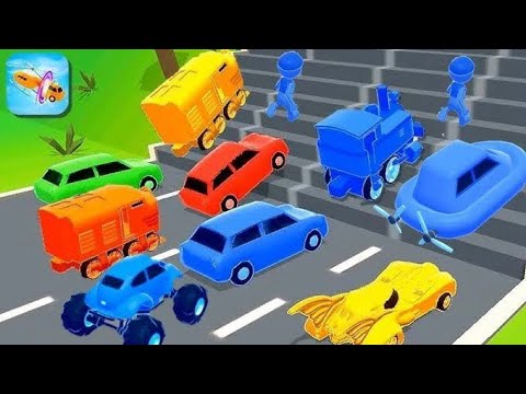 Shape Transformer & Shifting All level Android iOS game 🎯🎮 #runner #car ...