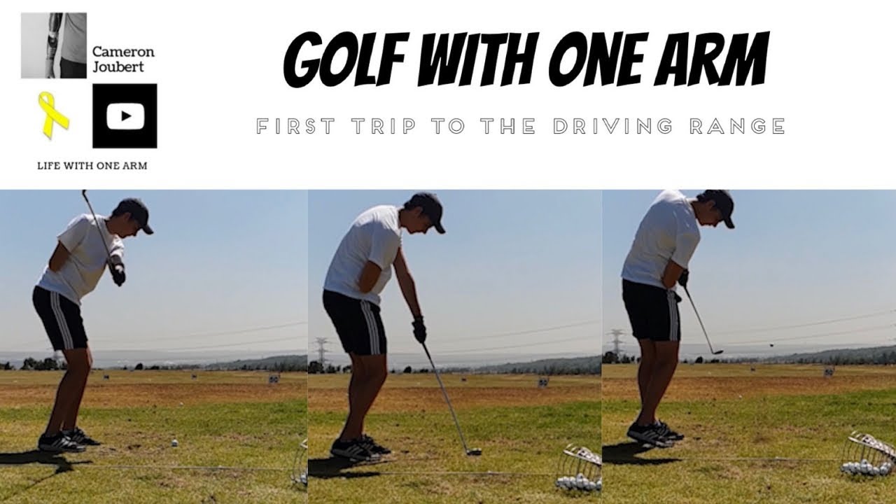 Golf with One Arm: Life with One Arm Episode 3 - YouTube