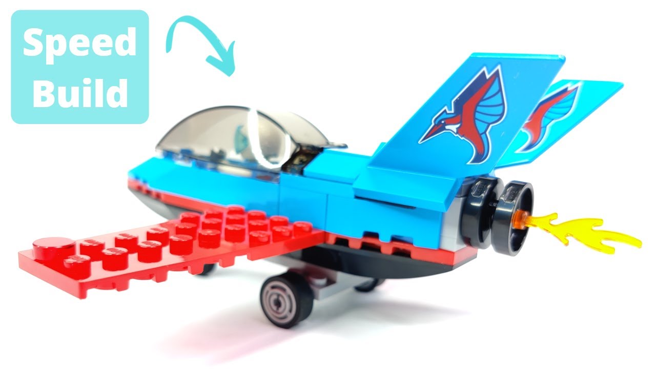 LEGO City 60323 Stunt Plane Speed Build - YouTube