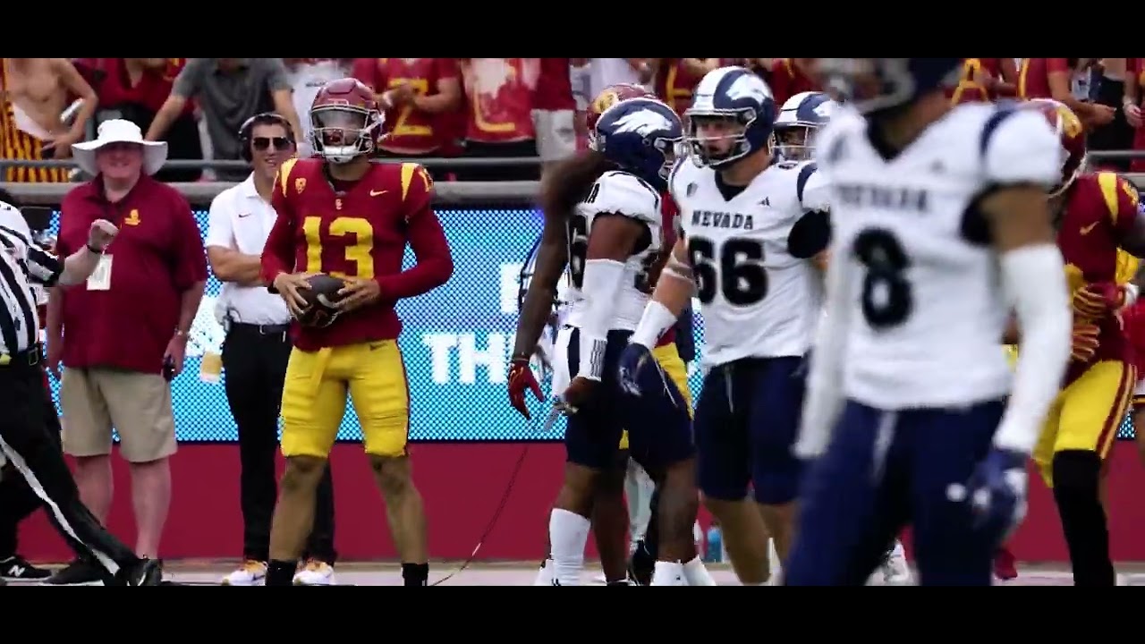 HIGHLIGHTS: USC Defeats Nevada 66-14 at the Los Angeles Memorial ...