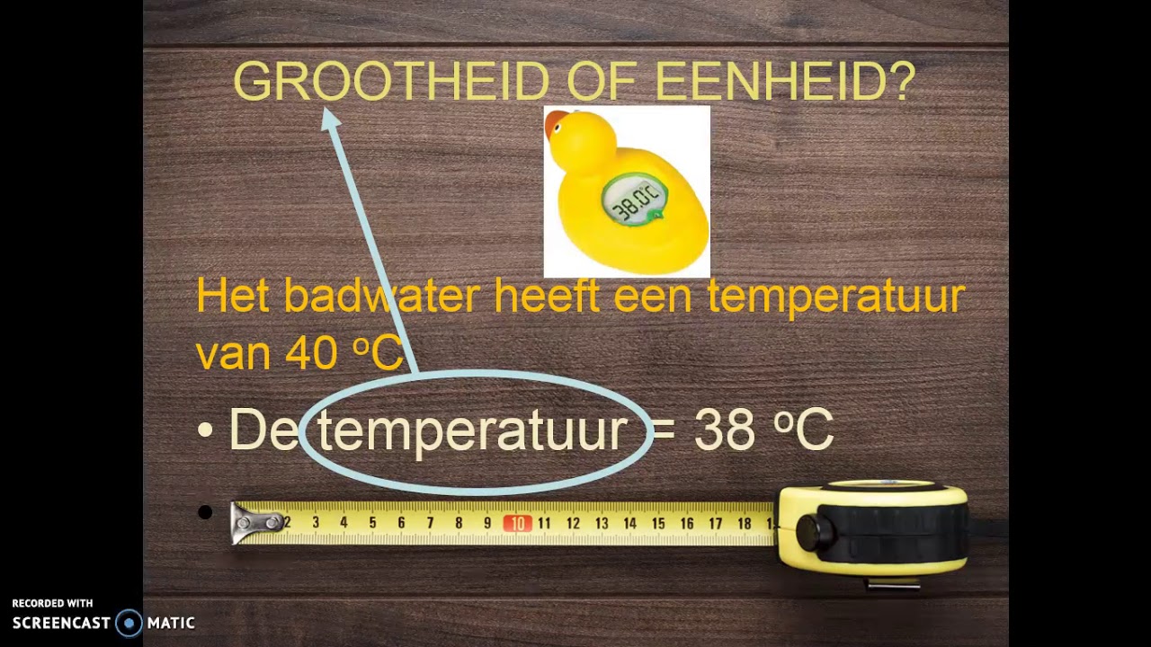 grootheid eenheid - YouTube