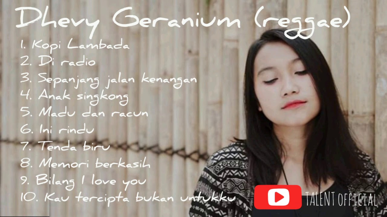 Dhevy Geranium cover (versi reggae,10 lagu cover Dhevy Geranium keren ...