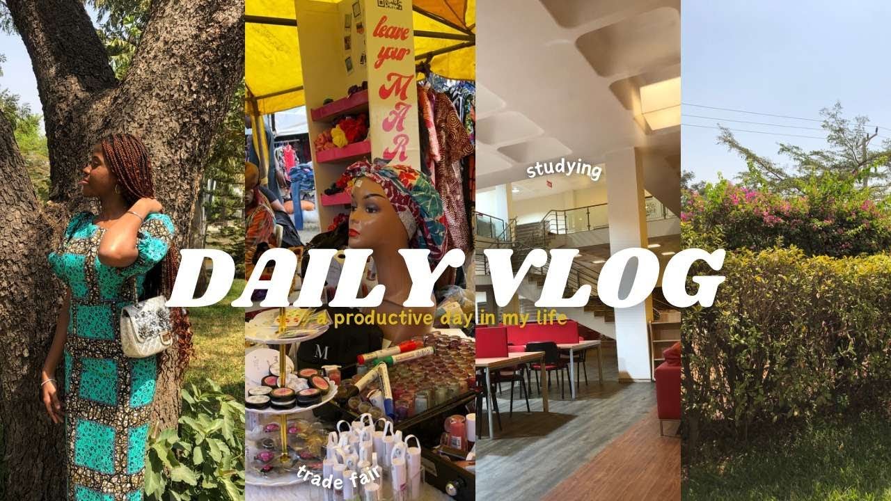 DAY IN MY LIFE: I GOT MY FIRST PR PACKAGE, studying, tradefair ...
