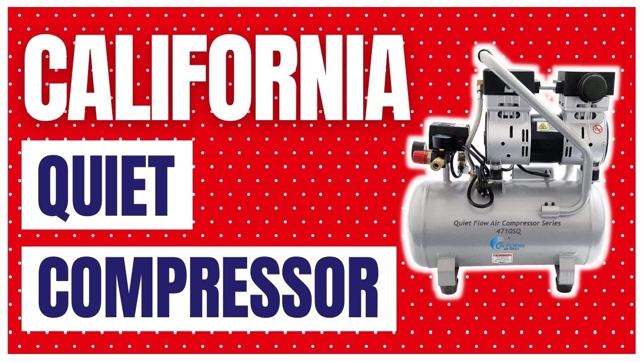 California Air Tools CAT-4710SQ 4710Sq Quiet Compressor - YouTube