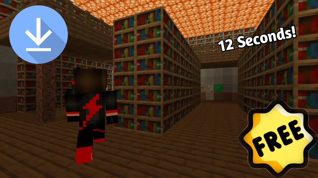 Library Escape Map Download MCPE - YouTube