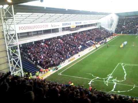 preston north end vs carlisle united players coming out ..... boxing ...