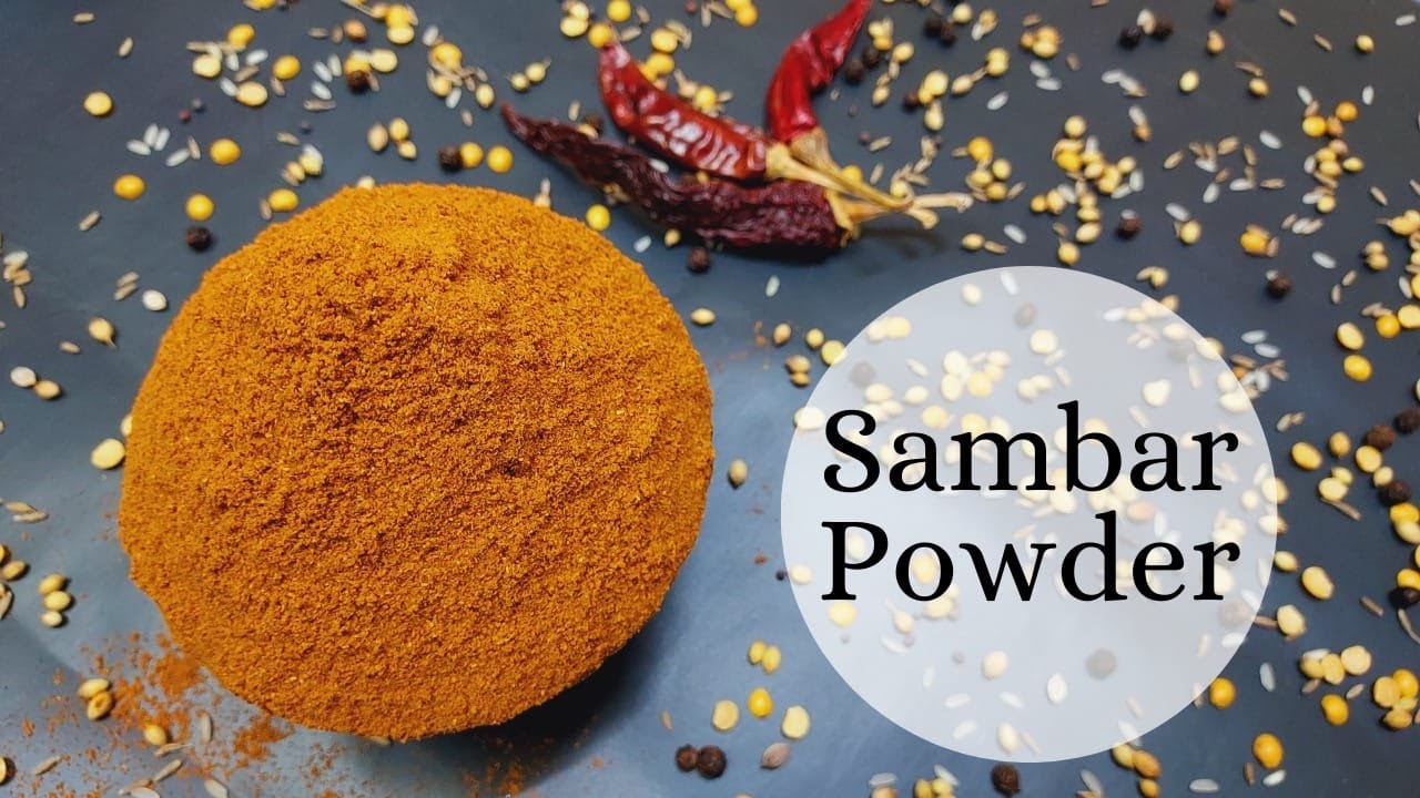 Home made Sambar Powder recipe | சாம்பார் பொடி செய்வது எப்படி | How to ...
