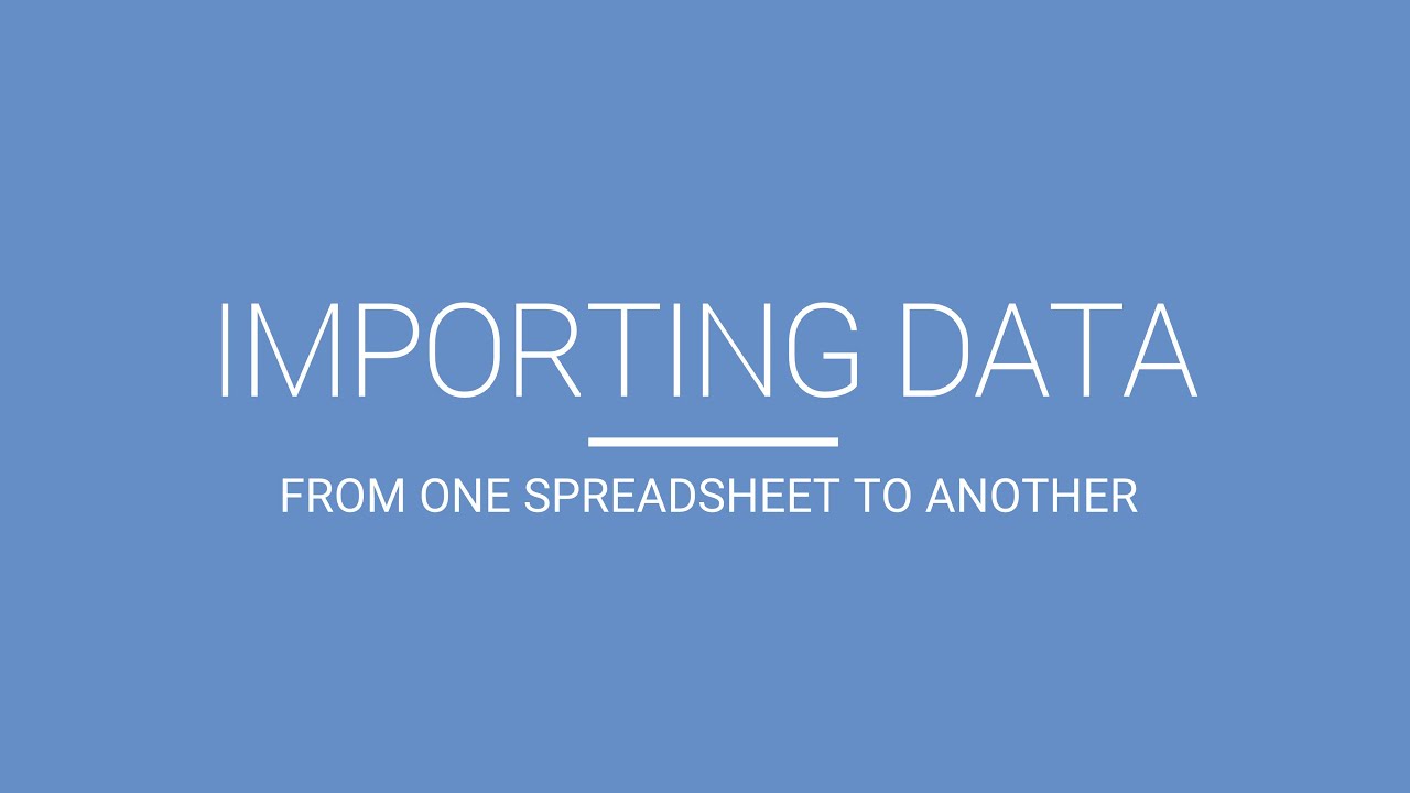 Excel Cookbook VBA 1 Importing Data From One Spreadsheet To Another Excel Cookbook VBA 1 Importing Data From One Spreadsheet To Another