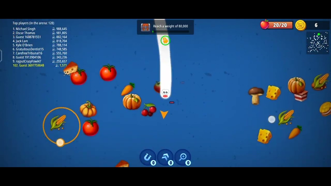 how to play worm zone game 😄😄😄 - YouTube