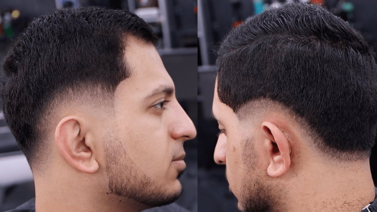 Super clean LOW FADE step-by-step haircut tutorial - YouTube